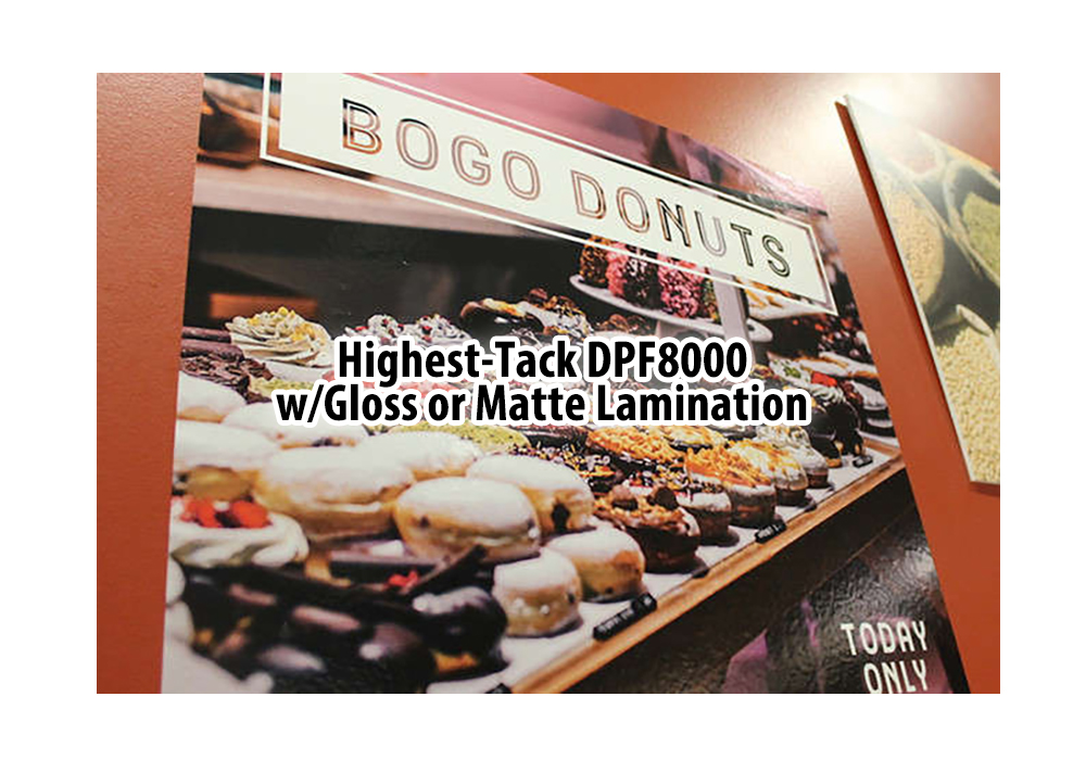 Techniprint, Inc. · Highest-tack DPF8000 + Arlon 3220 GlossLam